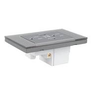 Plugmold Multi Outlet Strip Prewired Steel Gray - Walmart.com