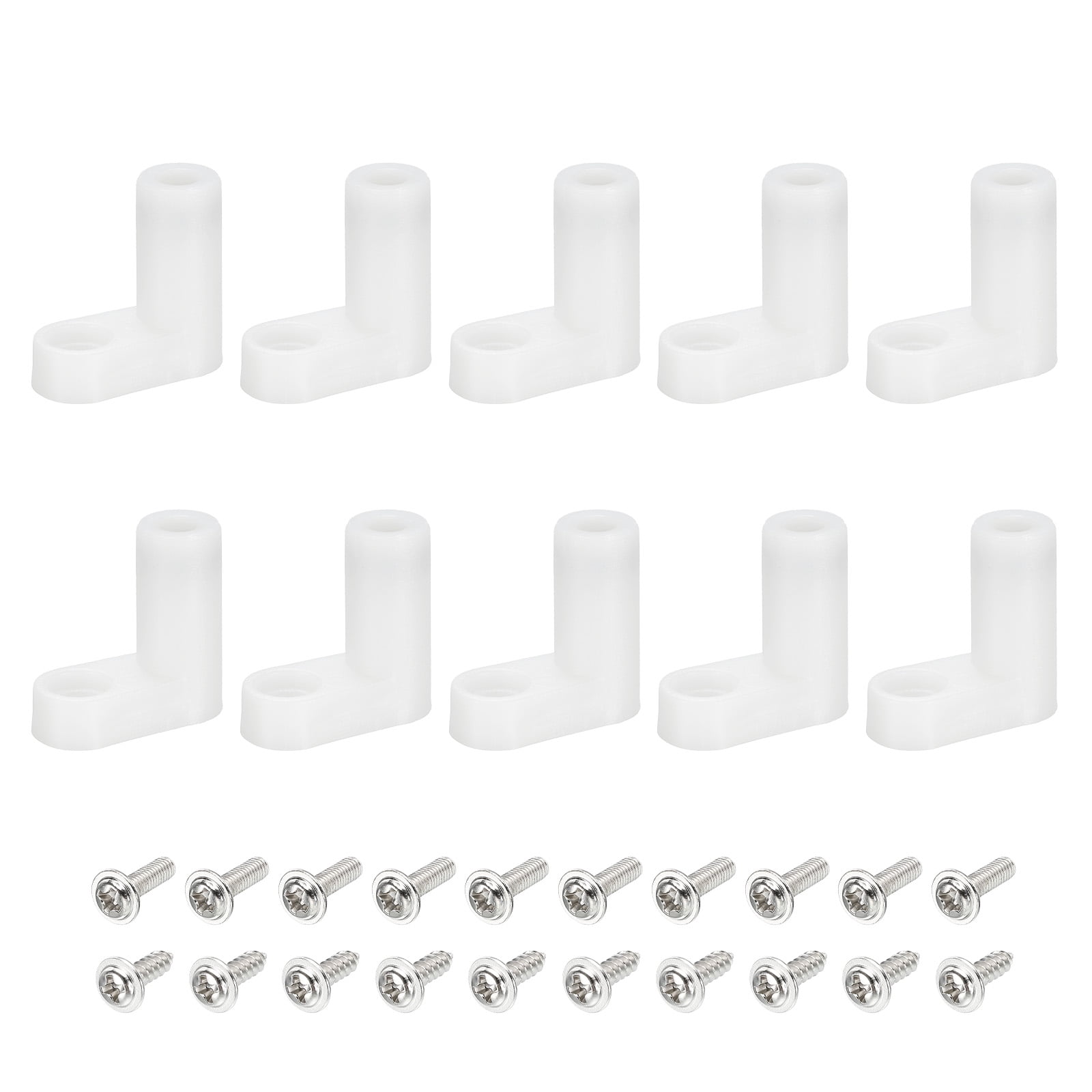 PCB Plastic Fixed Feet Circuit Board Standoff White Mounting Spacer ...
