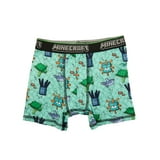 Minecraft Boys Boxer Brief Underwear, 4-Pack, Sizes XS-XL - Walmart.com