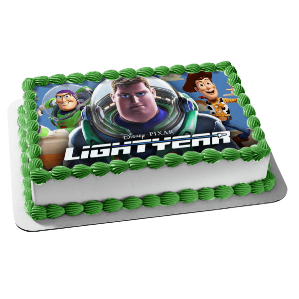 Lightyear Woody Buzz and Tim Edible Cake Topper Image ABPID56398 ...