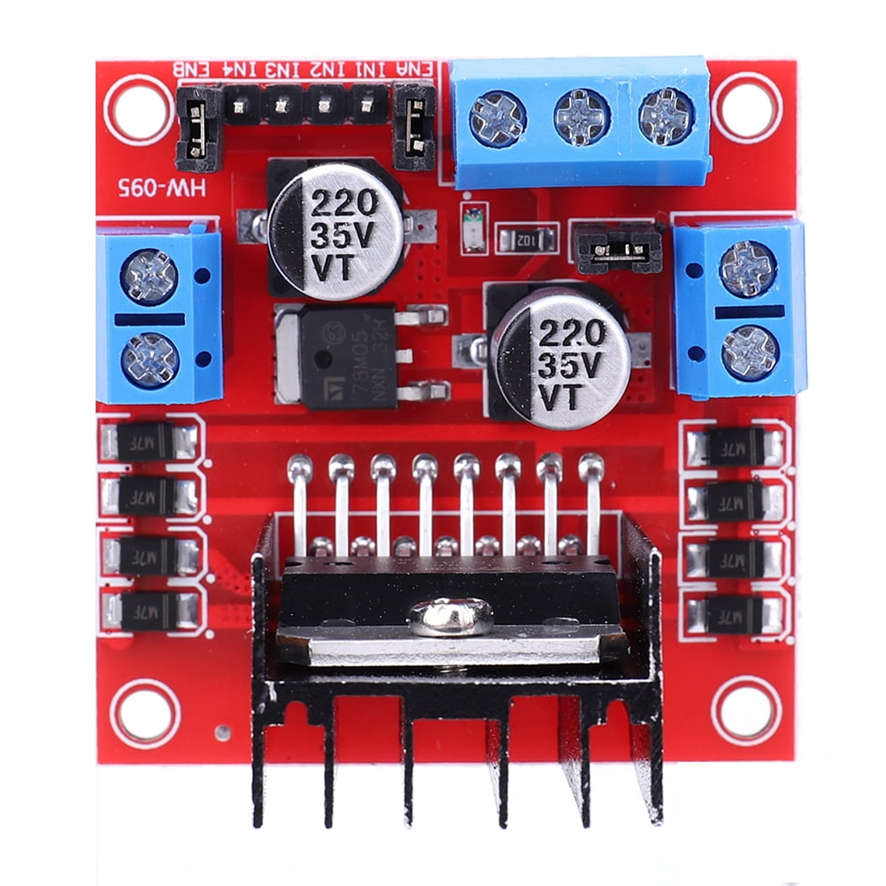 【HW-095】L298N placa controlador paso a paso módulo controlador robot ...