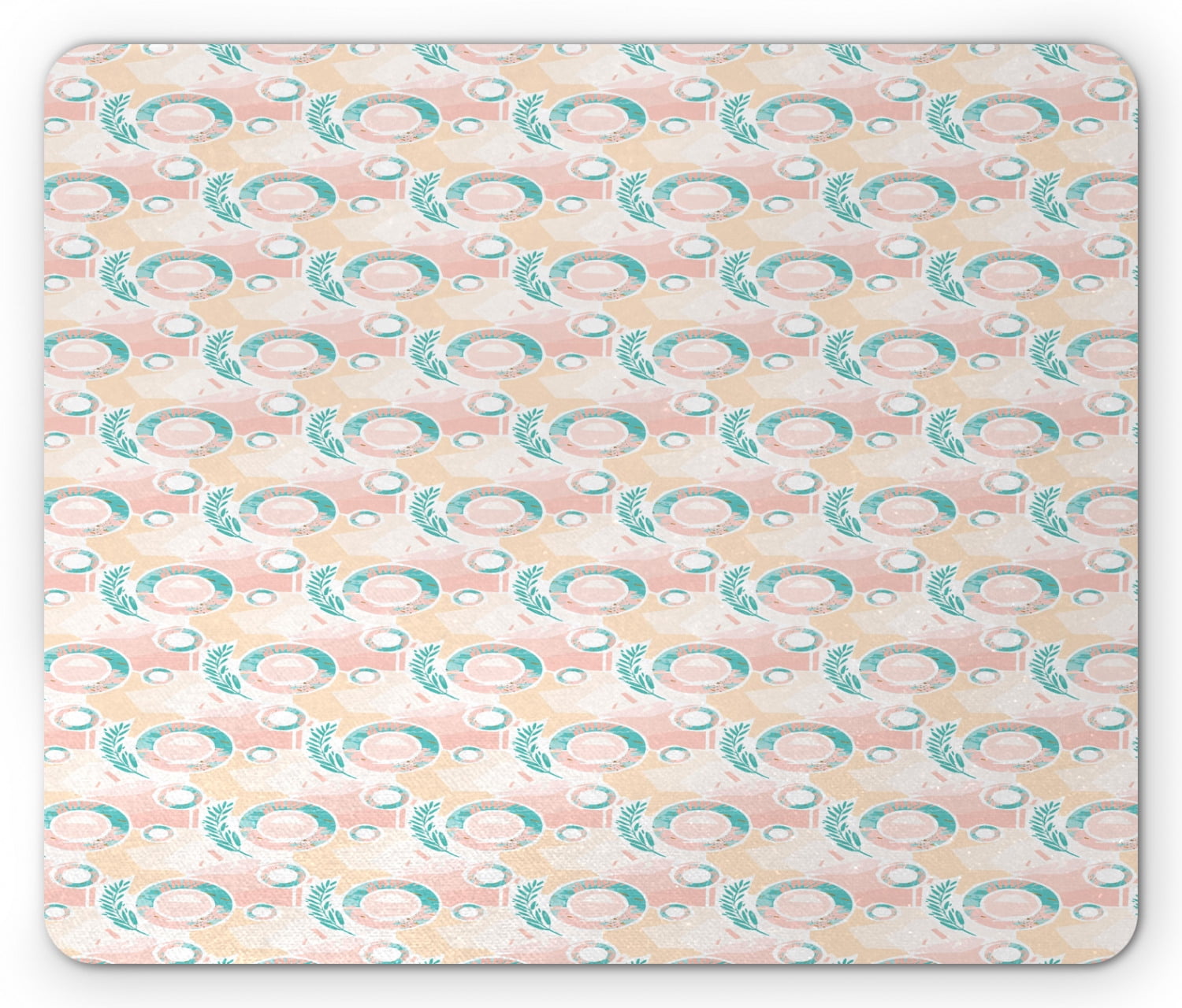 Modern Mouse Pad, Abstract Composition with Geometric Elements and ...