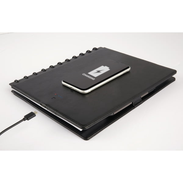 TUL® Wireless Charging Discbound Notebook, Leather Cover – Walmart ...