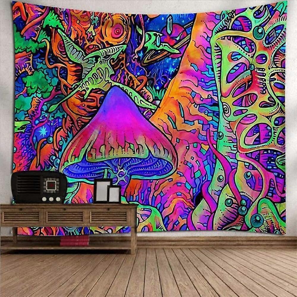 Wall Tapestry, Psychedelic Trippy Hippie Tapestry Wall Hanging Forest ...