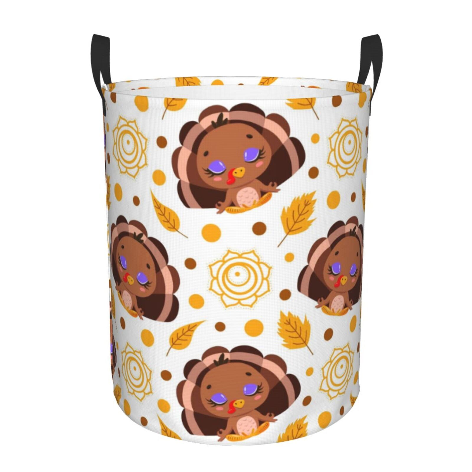 Fotbe Fall Turkey Cesto de Ropa con Asas, Cesto Impermeable de Gran ...