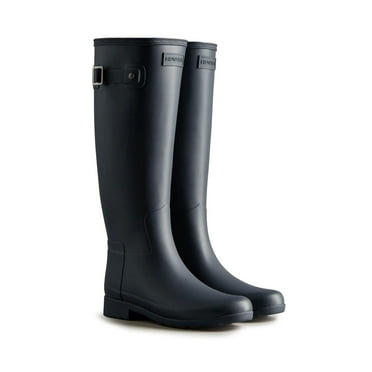 Hunter Women's Original Tall Waterproof Matte Rain Boots, Comfortable ...