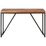 vidaXL Solid Acacia and Mango Wood Dining Table Kitchen Multi Sizes ...