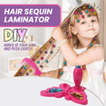 Hair Bedazzler Kit Hair Gem Stamper for Girls, Hair Jewels Styling Tool ...