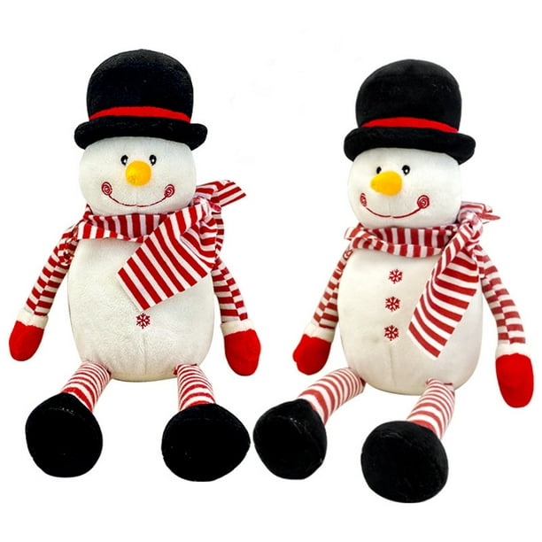 Cartoon Christmas Snowman Stuffed Doll Lovely High-quality Plush Toy ...