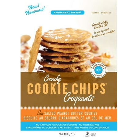 Hannahmax Baking Crunchy Cookie Chips - Sea Salted Peanut Butter ...