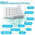 Mini Mechanical Gaming Keyboard with Customizable Functions for Windows ...