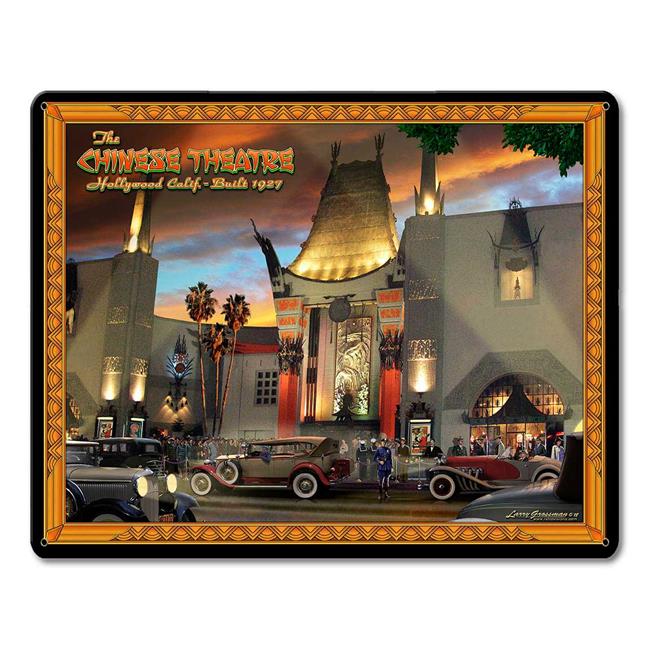 Larry Grossman LGB227 15 x 12 in. Chinese Theatre Satin Sign - Walmart.com