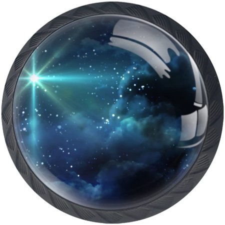 yayagoli Starry Night Crystal Glass for cabinets, Kitchen and Bathroom ...