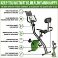 ShareVgo Smart Folding Magnetic Exercise Bike Bluetooth Semi-Recumbent ...