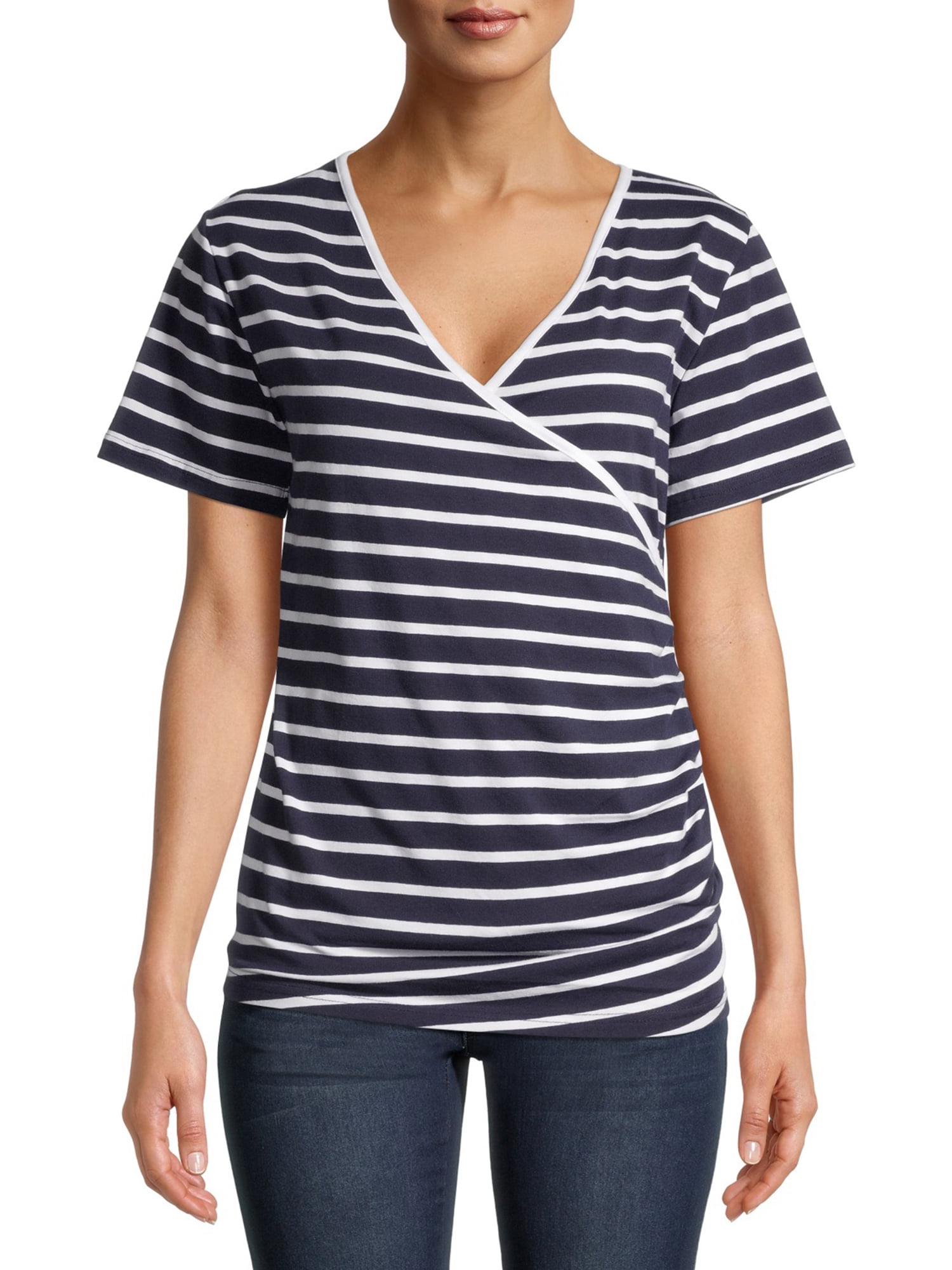 Oh! Mamma Maternity Nursing Wrap Top - Walmart.com