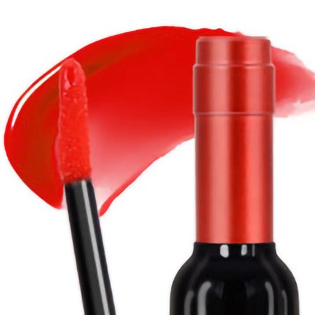 Wine Bottle Lip Tint Waterproof Lip Tint Liquid Lipstick Wine Bottle ...
