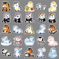 Aowplc Kawaii Rainbow Horse Animal Sticker Packs - 50-Pcs Waterproof ...