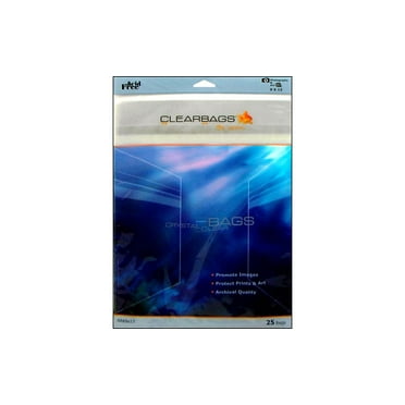 ClearBags 11 7/16" x 17 1/4" Crystal Clear Protective Closure Bags Pack ...