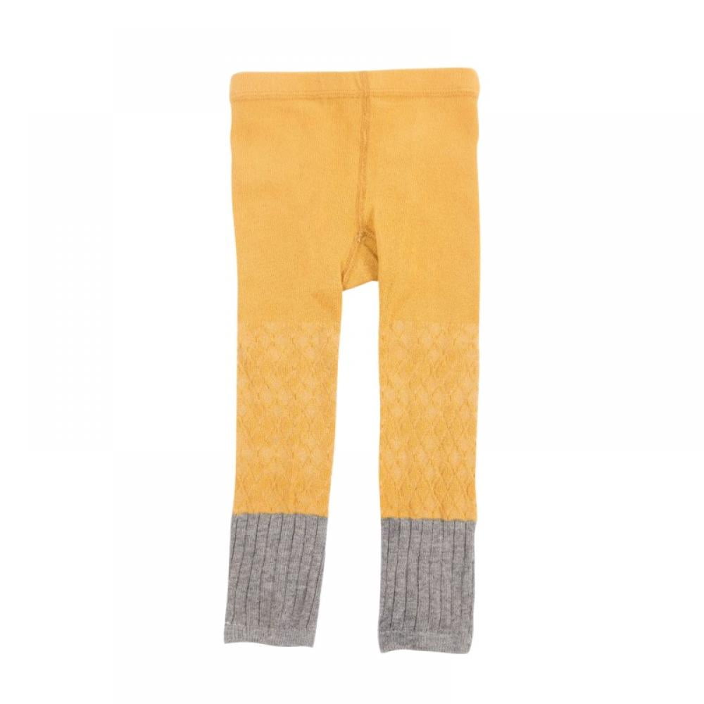 Eleanos Toddler Children's Girls knitting Leggings Kids Color Matching ...
