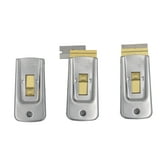 Hyper Tough Steel Safety Glass Scraper, Retractable with 5 Replacement ...