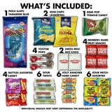 Fun Flavors Box Nut Free Snack Box 100 Count Variety Gift Care Package ...