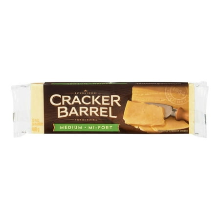 Cracker Barrel Medium White Cheddar Cheese Block | Walmart Canada
