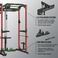 Mikolo Power Rack Cage with LAT Pulldown System,1200LBS Capacity ...