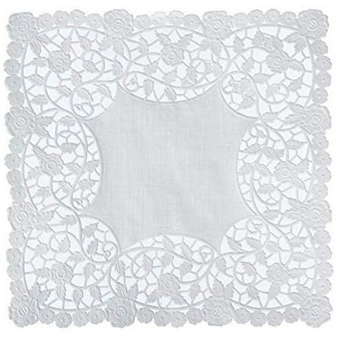 8" Square White Paper Doilies - Walmart.com