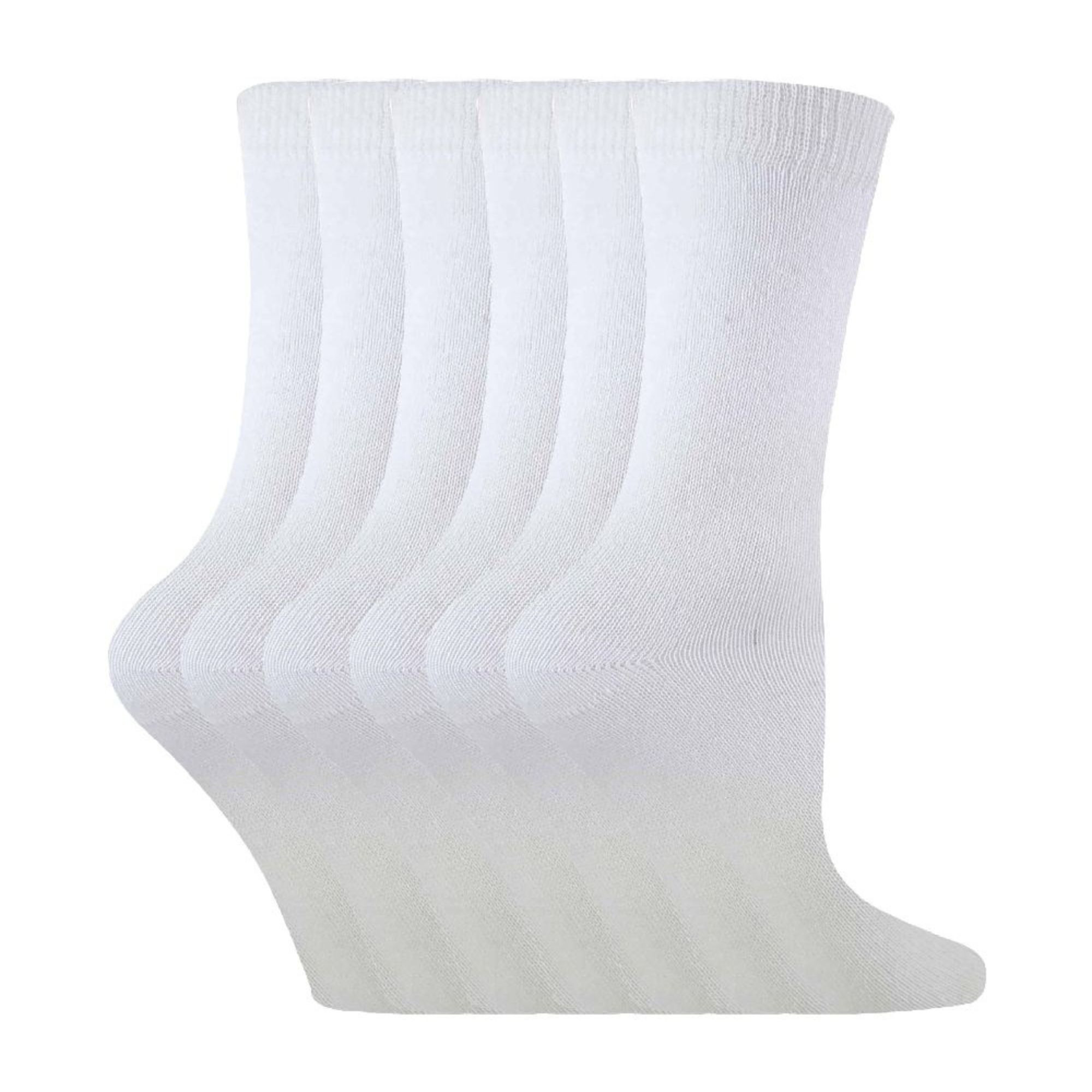 Sock Snob - 6 Pairs Kids Boys Girls Mid Calf Solid Color Casual Cotton ...