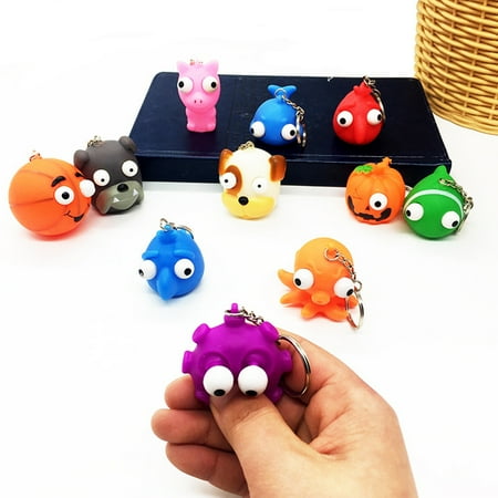 Volkmi Creative vent squeezing protruding eye popping eye doll toy ...