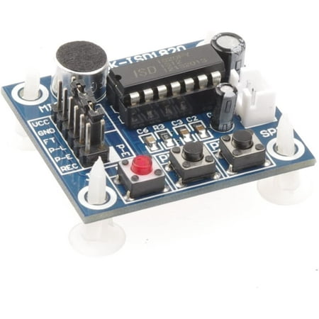 Isd1820 Voice Board Module Sound Recording Playback Module On-board ...