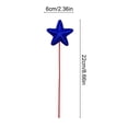 Darzheoy Independence Day Pentagram Decoration,Red White Blue Bow Star ...