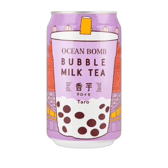 Asha Hello Kitty Boba Milk Tea Cans 10.5 fl oz Pack of 12 with Thai Tea ...