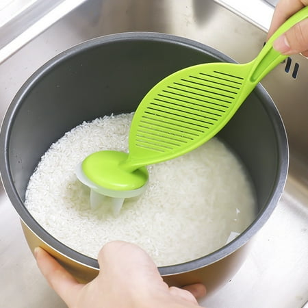 YAOMOBB Rice Washing Spoon Hangable Rice Rinser with Detachable Head ...