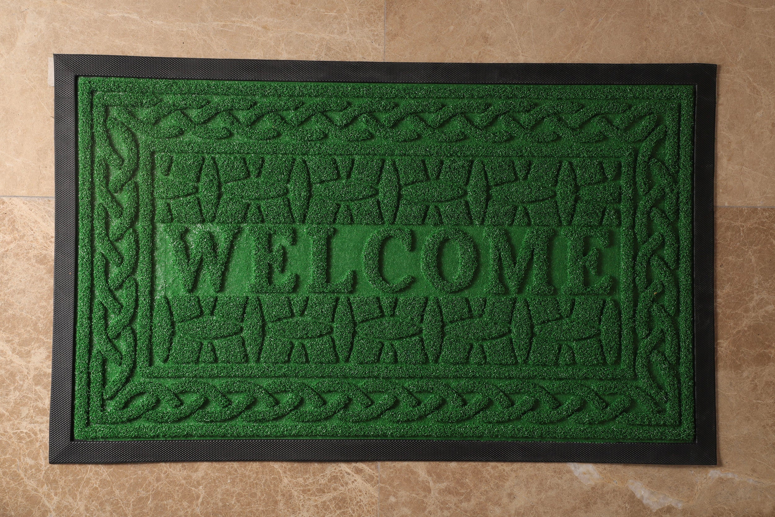 The Rug Hub 30"X18" Non-Slip Indoor Outdoor Welcome Mat - Walmart.com