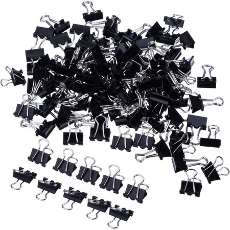 NETSENG Mini Binder Paper Drawing Clips Metal Clips, 50 Pieces (19mm ...