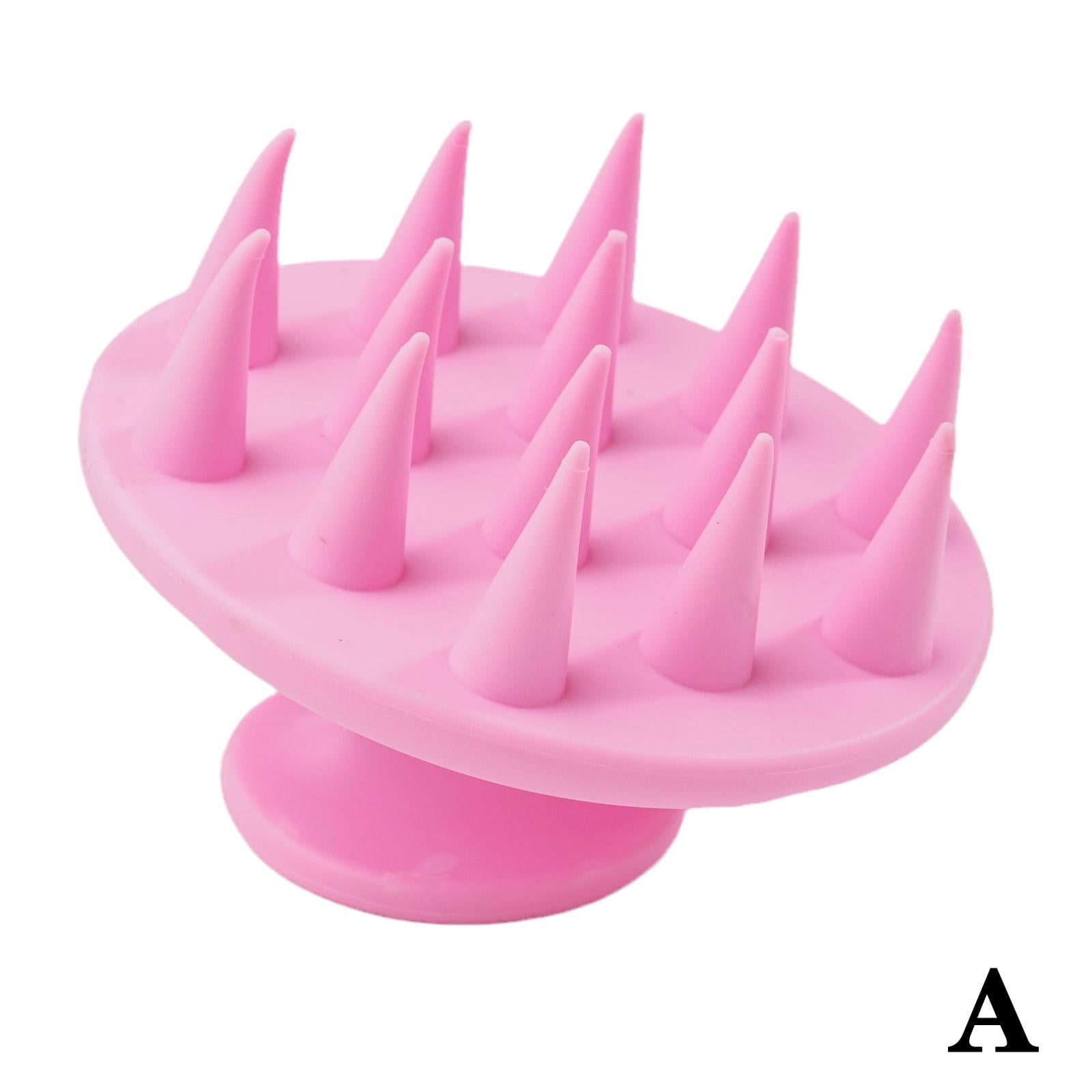 Silicone Hair Scalp Massager Brushes Massaging Shampoo Brush Shower Cleaner New C8k8