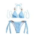 Womens Sexy Bikini Set Two Pieces Swimsuit Swimwear Summer Beachwear