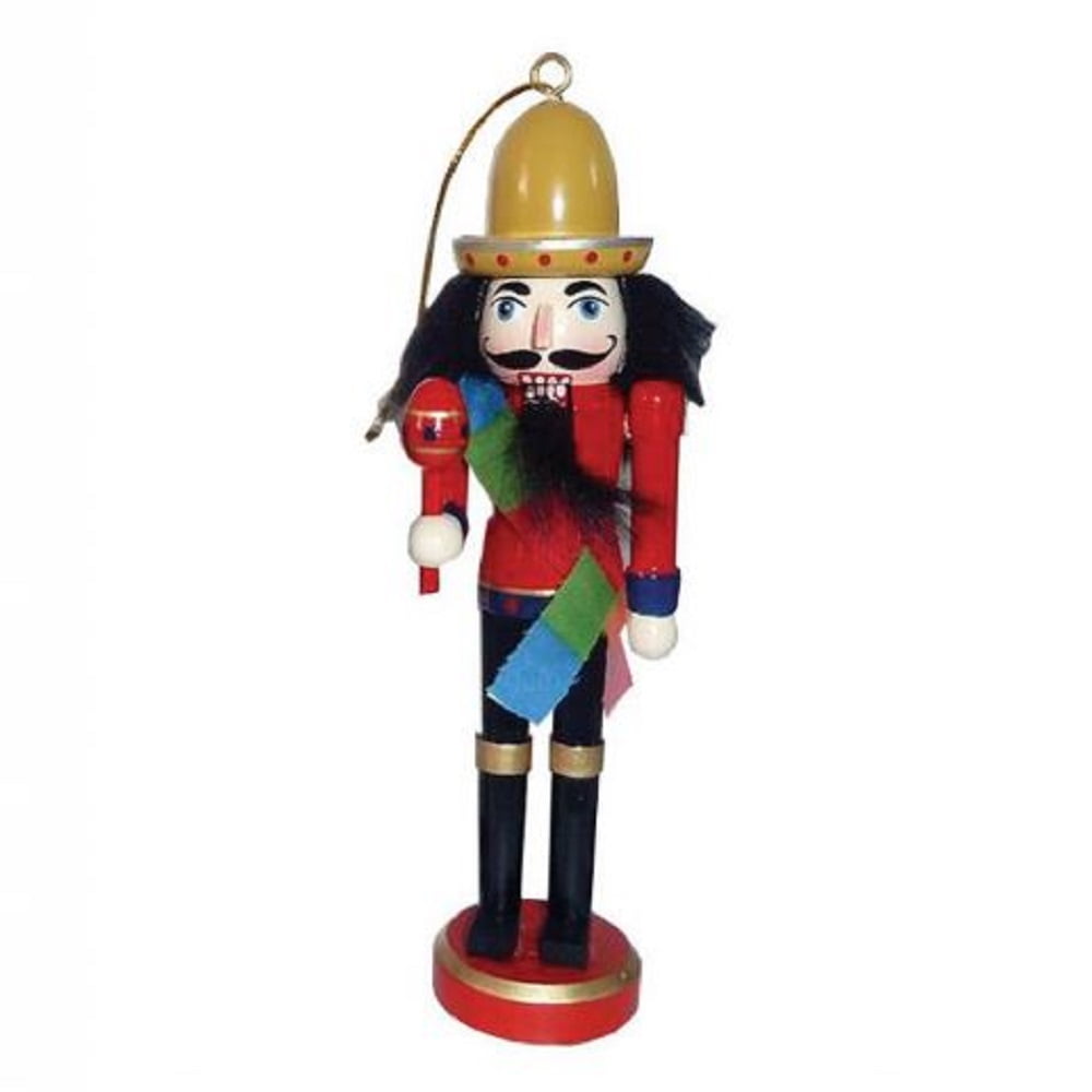 Mexican Nutcracker with Maracas and Sombrero Wood Christmas Tree ...