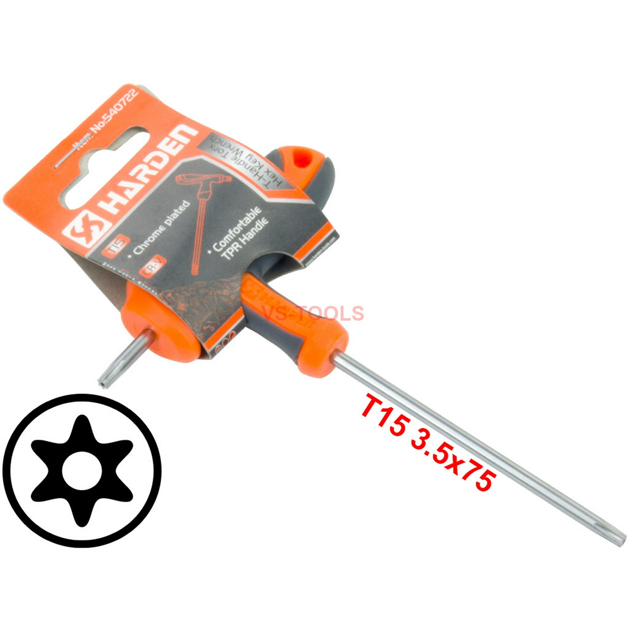Click here for T15 T-Handle Torx Security Pin 6 Point Star Key Cr... prices