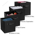 iMounTEK Collapsible Fabric Cube Storage Bins, Closet Organizer with ...