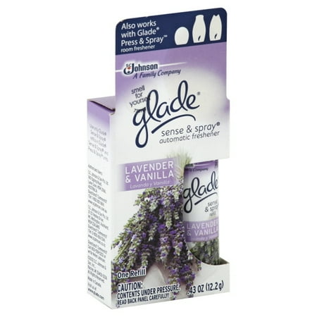 SC Johnson Glade Sense & Spray Lavender & Vanilla Automatic Freshener ...
