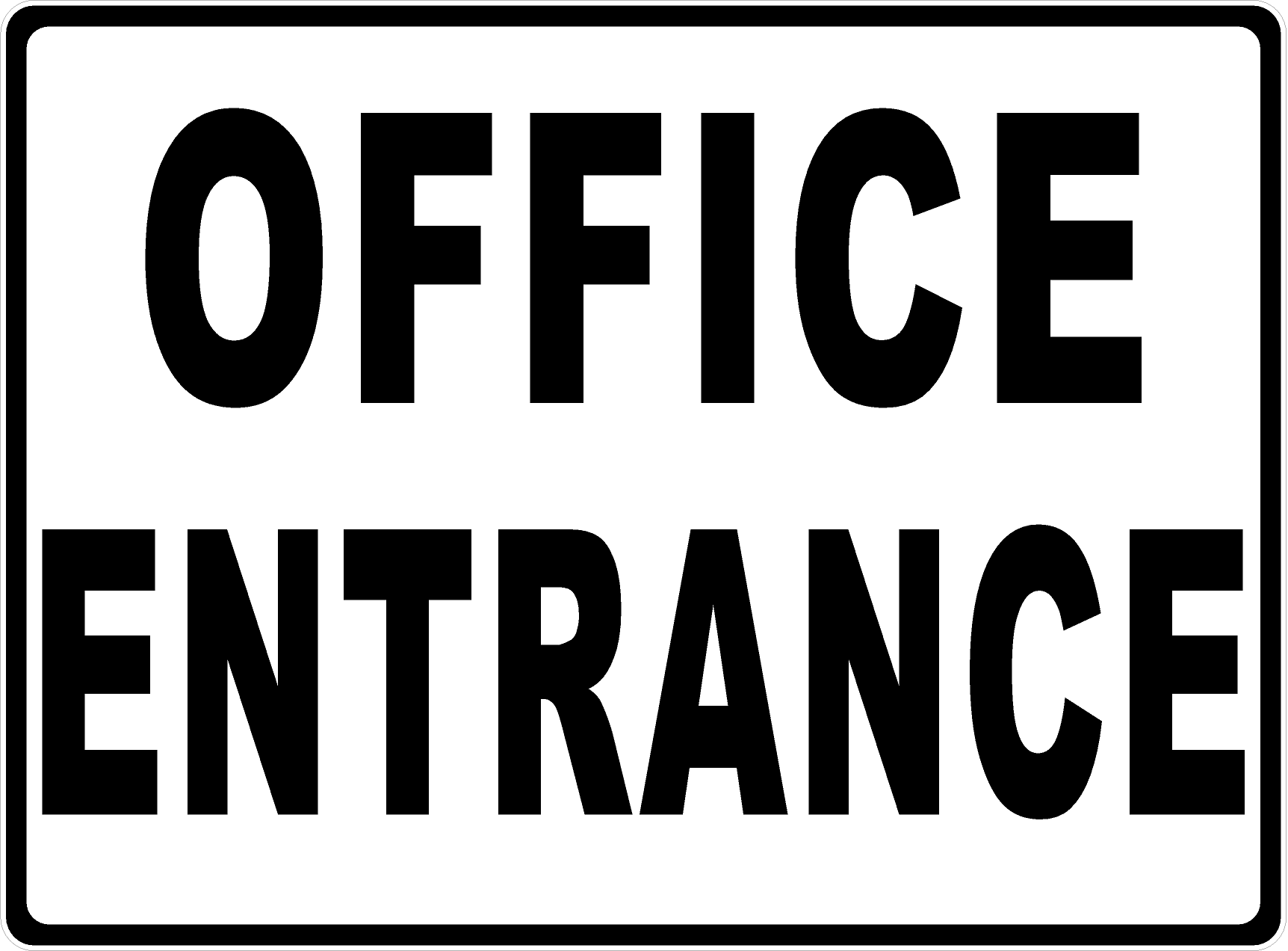 Office Entrance Sign - Walmart.com