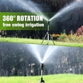 Stainless Steel Tripod Sprinkler 360° Rotatable Adjustable Height ...