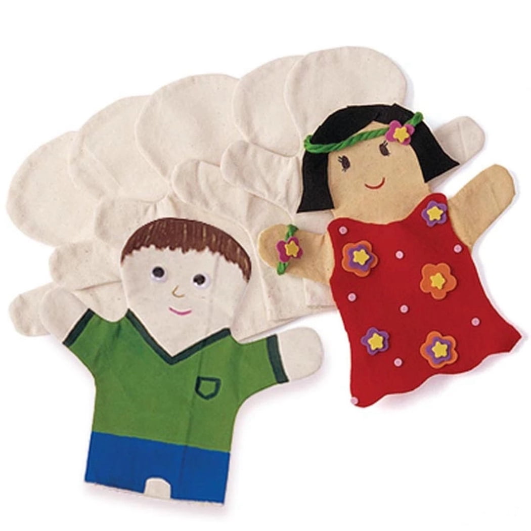 Click here for Nobrand 4pcs Hand Puppet Creative Blank Diy Canvas... prices