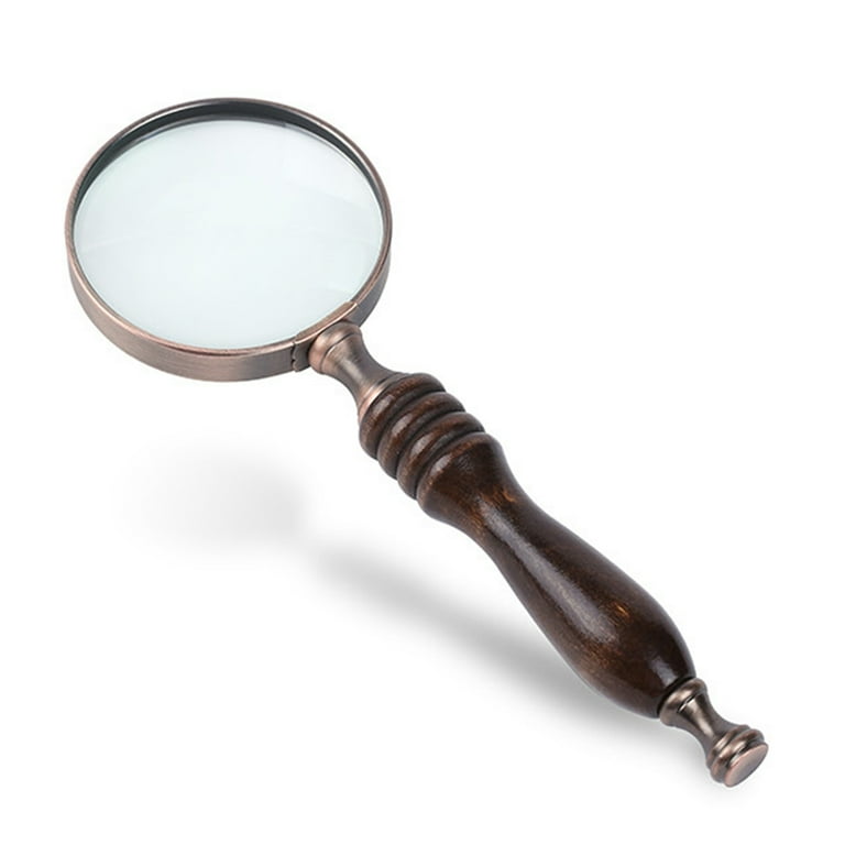 Old Wooden Magnifying Glass