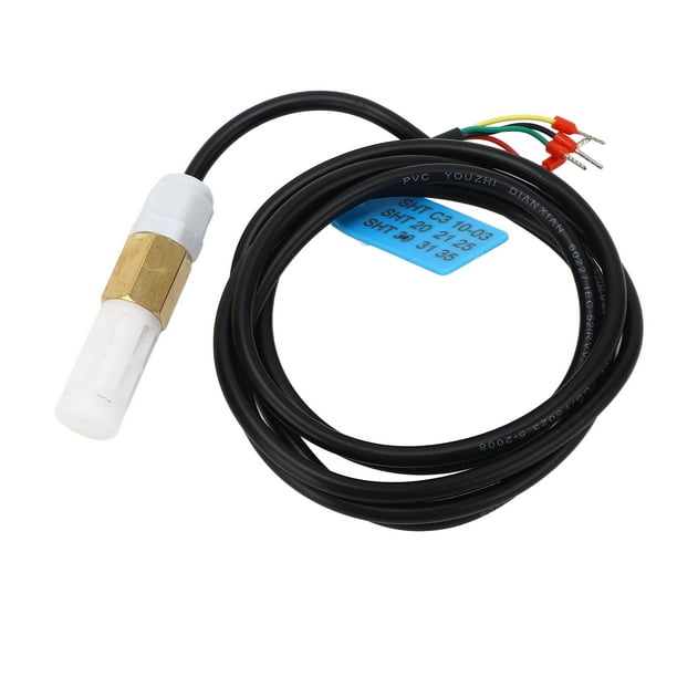 Soil Humidity Sensor Probe, I2C Serial Interface DC3.3V Practical Light Soil Temperature ...