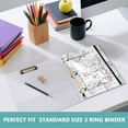 A4 File Binder 2Pack Pouch Pencil Work & Study File Pouch Blue Gingham ...