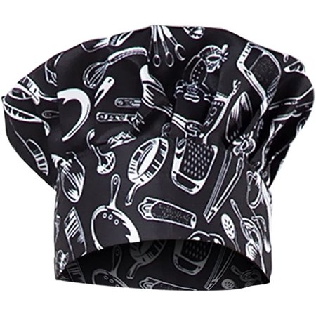 KSCD Baker Cap BBQ Hotel Cafe Cook Kitchen Uniform Elastic Master Chef ...