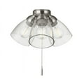 Hampton Bay 3 Light Brushed Nickel LED Ceiling Fan Lighting Kit ...